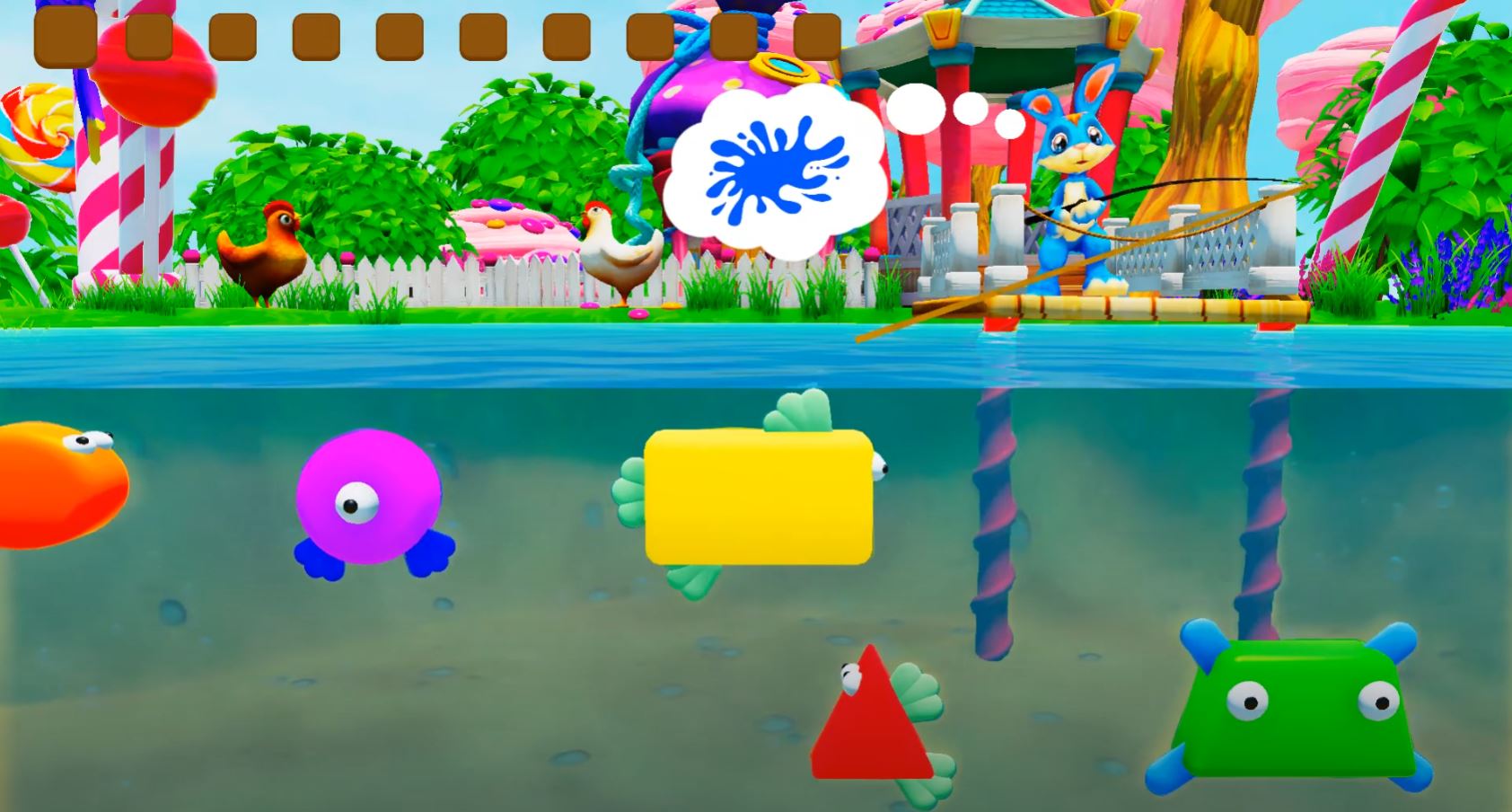 Projection Game Collect all Colors for Floor