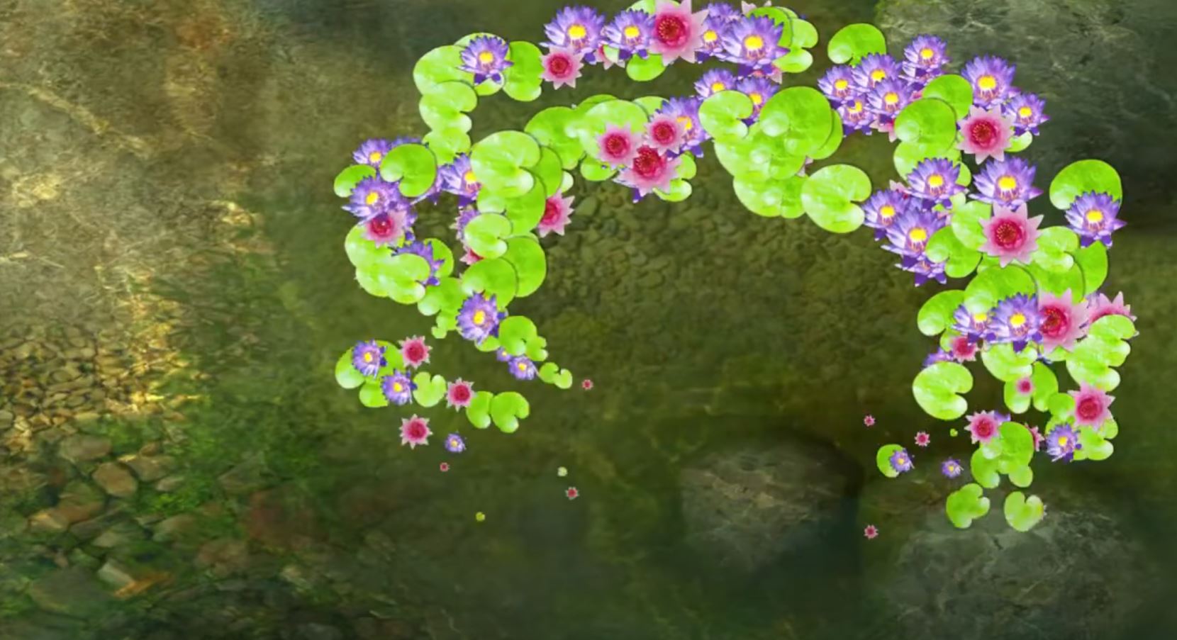 Interactive Game – Swamp Flowers for Slide