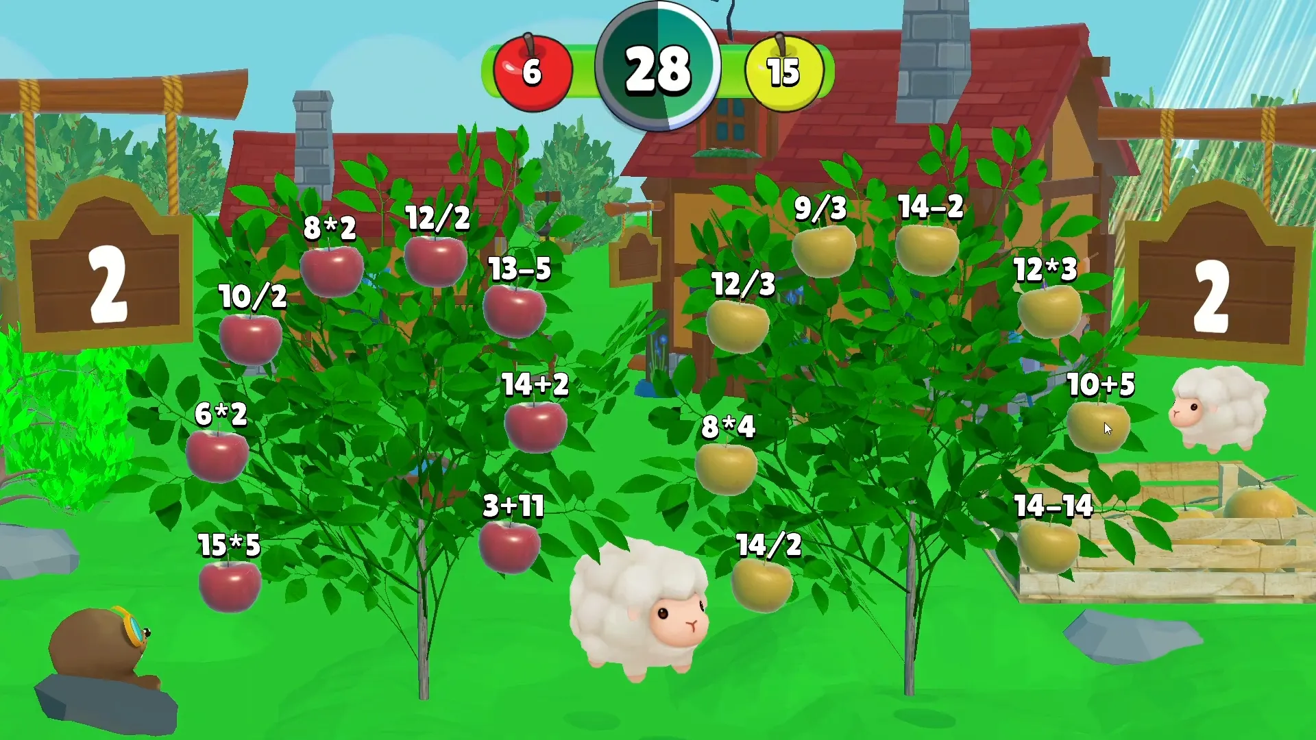 Game Math Trees for Interactive Floor